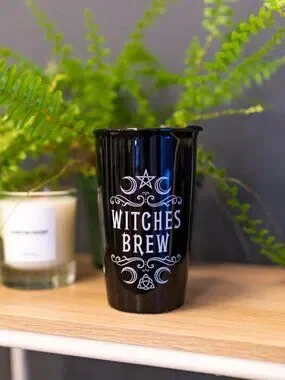 Alchemy Gothic | Kitchen | Alchemy Gothic Witches Brew Travel Mug ...